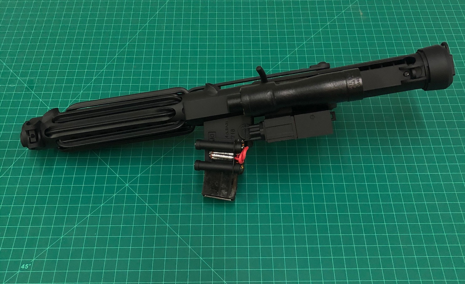 E11 BLASTER , VINTAGE M40 , VINTAGE RARE HENGSTLER EAGLE COUNTER ,MAG ...